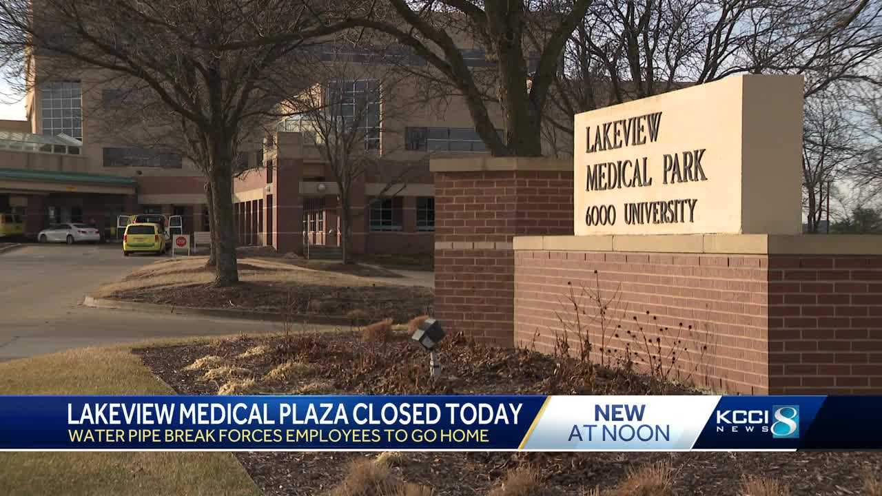 Lakeview Medical Park in West Des Moines closes for broken pipe