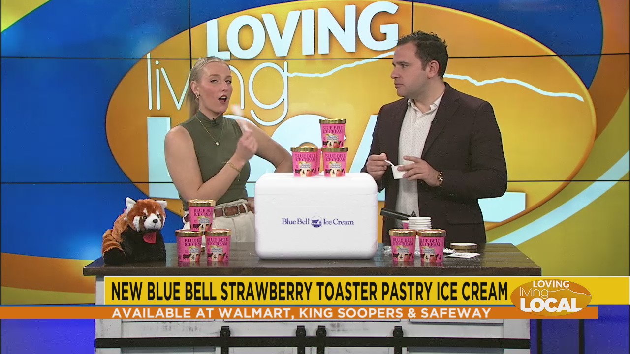 Blue Bell's Strawberry Toaster Pastry Ice Cream - Loving Living Local