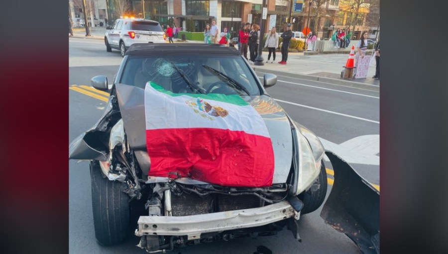 Police: Failed burnout during Upstate protest injures 2, driver arrested