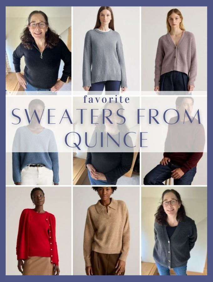 Favorite Quince Sweaters: Luxurious Cashmere, Organic Cotton & More Favorite Quince Sweaters: Luxurious Cashmere, Organic Cotton & More