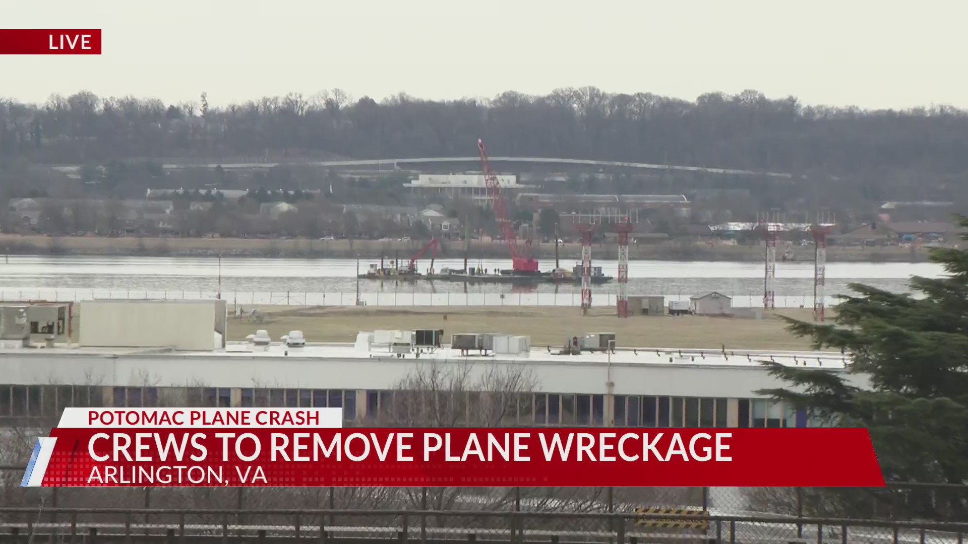 Crews begin to remove wreckage from American Airlines plane crash
