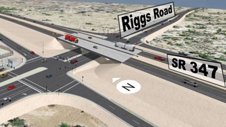 Design for improving State Route 347 selected by ADOT