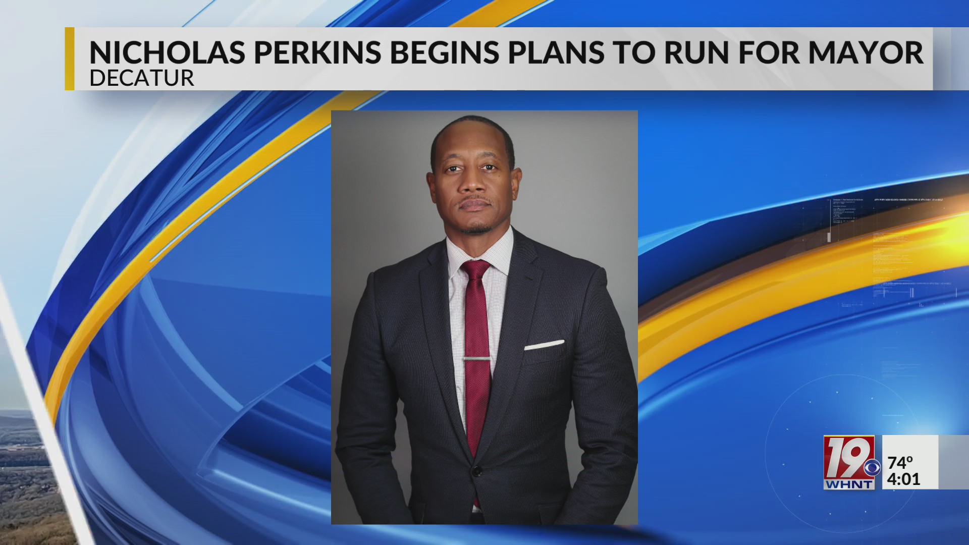 Nicholas Perkins Begins Plans To Run For Mayor | Feb. 3, 2025 | News 19 ...