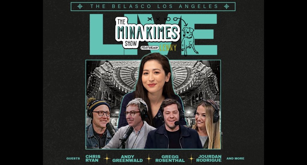 Mina Kimes hosting wildfire relief live podcast