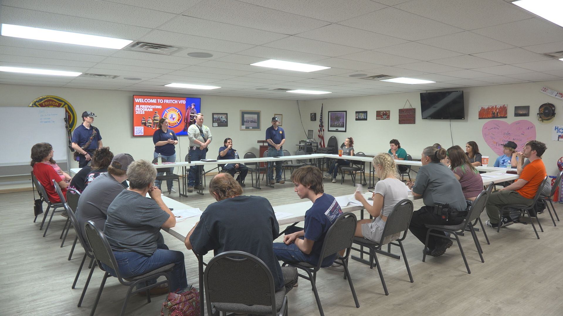 Fritch Volunteer Fire Department hosts junior firefighter program