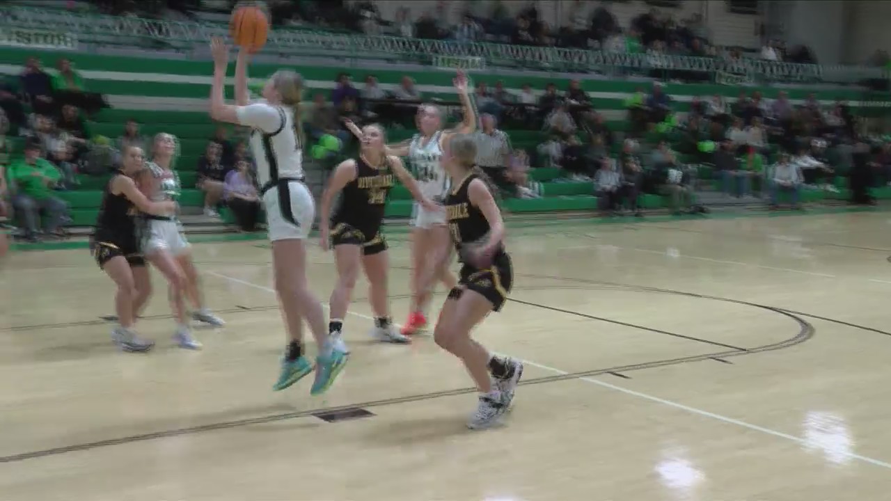 Alleman Lady Pioneers basketball beats Riverdale Lady Rams 48-42