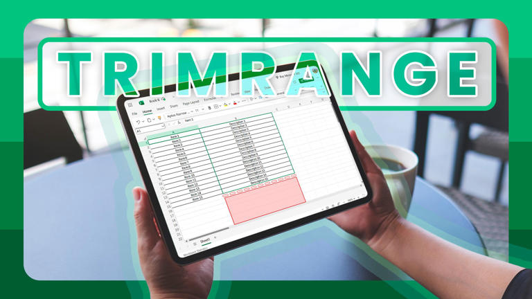 How To Use Trimrange And Trim Ref Operators To Tidy Up An Excel Spreadsheet