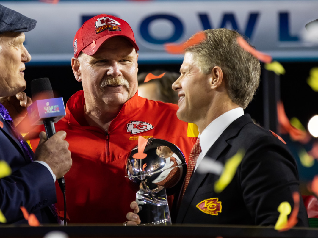 Chiefs CEO and Chairman Clark Hunt gets out ahead of reoccurring offseason Andy Reid rumor ...
