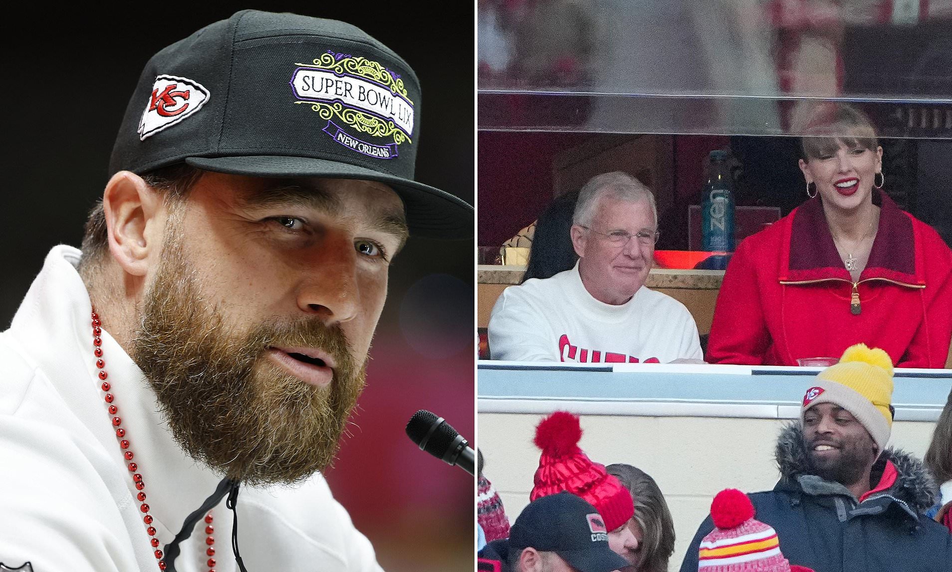 Travis Kelce reveals who Taylor Swift's Eagles fan dad Scott will ...