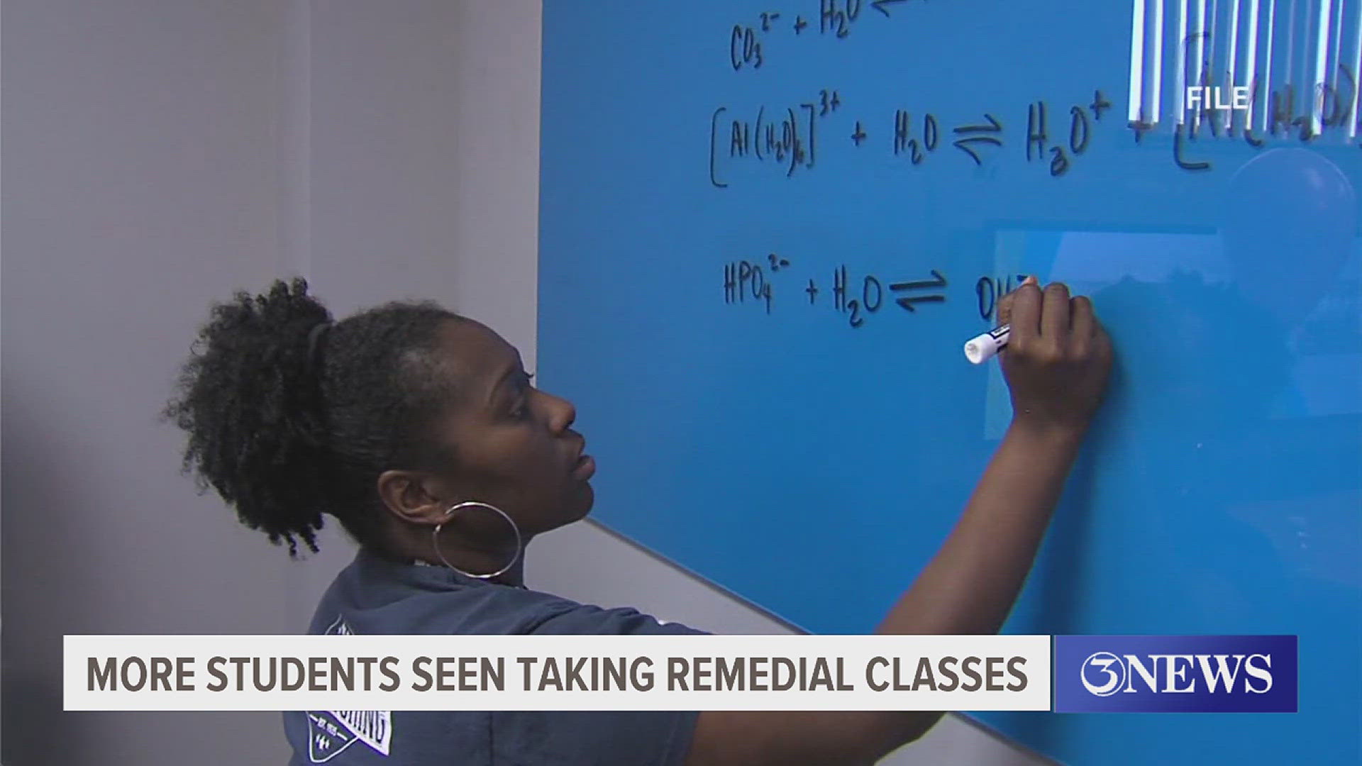 College students enrolling in remedial classes increases