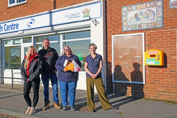 Salisbury community comes together to bring a new defibrillator for ...