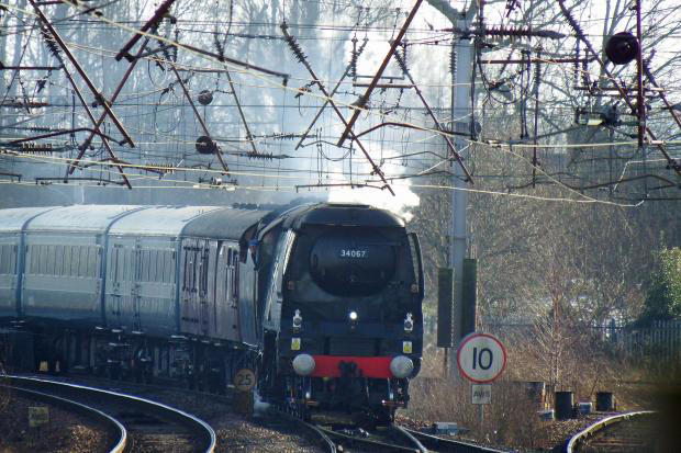 Iconic steam locomotive pictured in Carlisle
