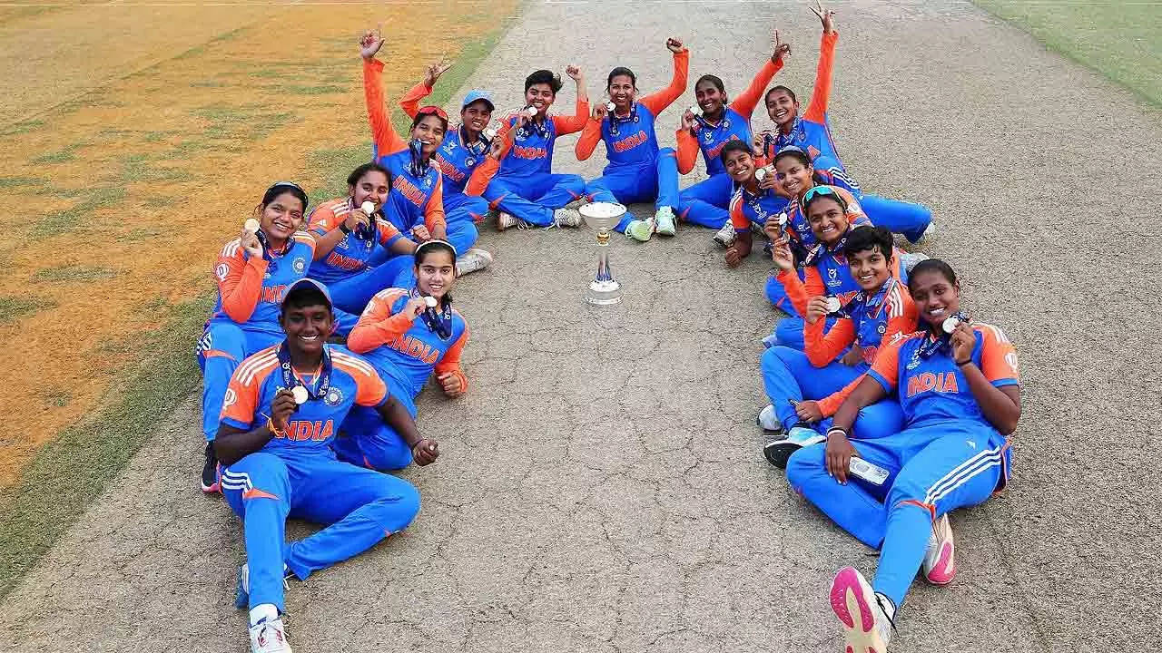Watch: India's ICC Women's U19 T20 World Cup champions get a grand ...