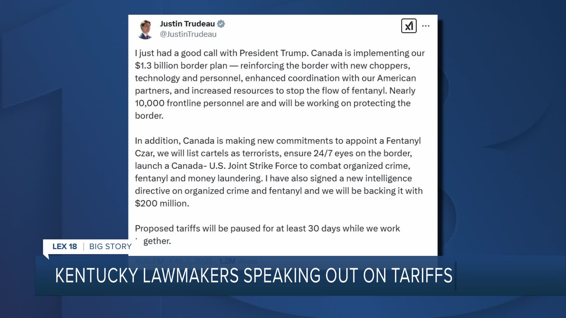 KY Lawmakers Speaking Out on Tariffs