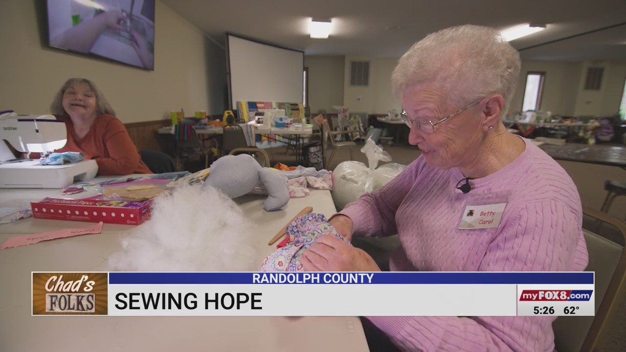 Randolph County women sewing hope
