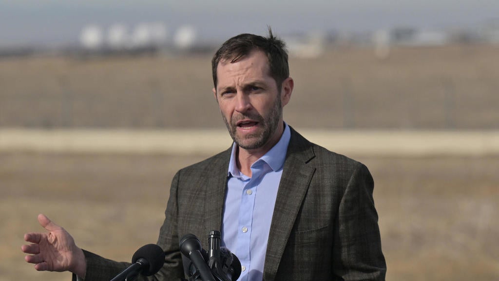 Rep. Jason Crow tours Colorado's Buckley Space Force Base after hearing ...
