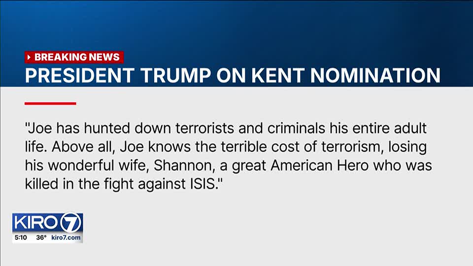 VIDEO: Joe Kent Nominated Counter Terrorism Director