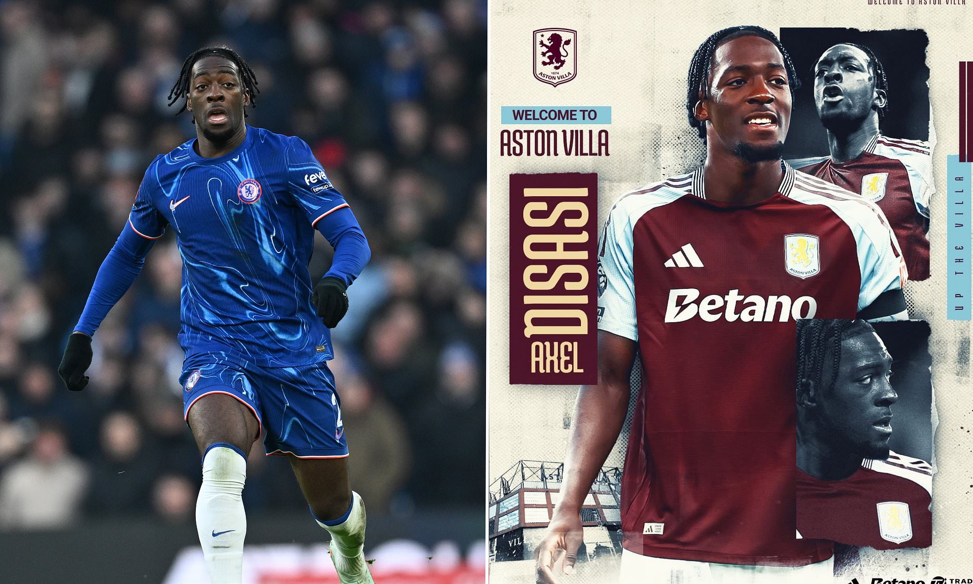 Aston Villa confirm signing of Axel Disasi on loan after Tottenham ...