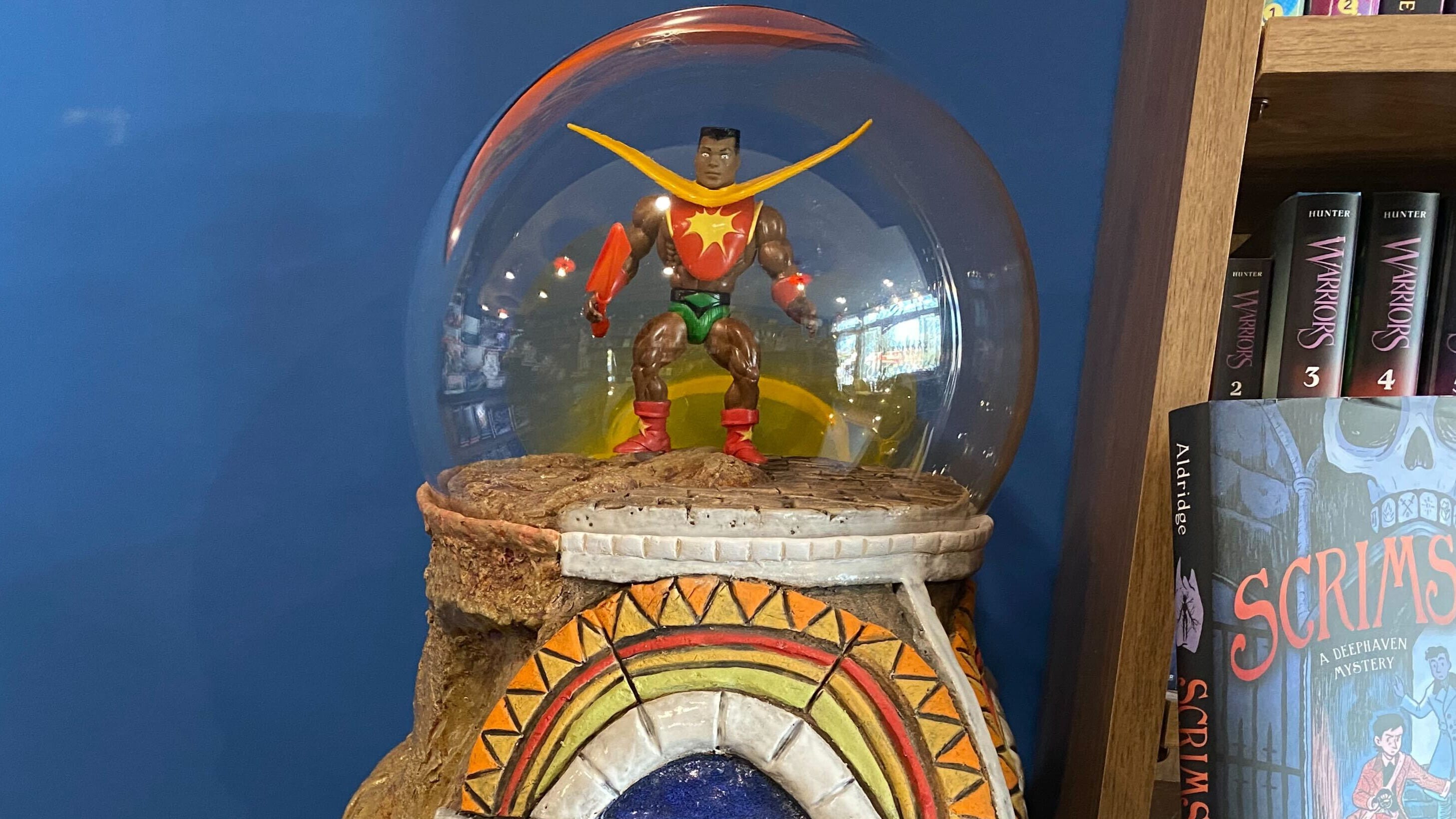 Chestnut Hill shop displays original Sun-Man action figure, a hero to ...