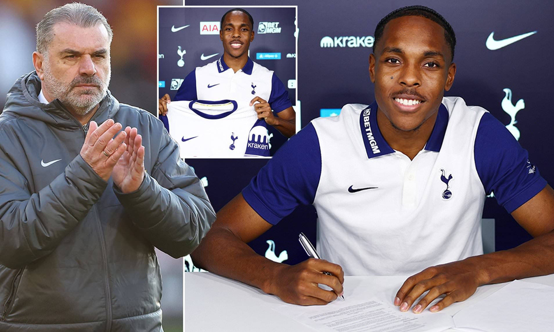 Revealed: Why Mathys Tel made stunning U-turn as deadline day Tottenham ...