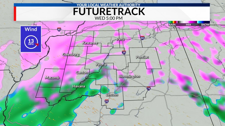 Freezing rain expected on Wednesday