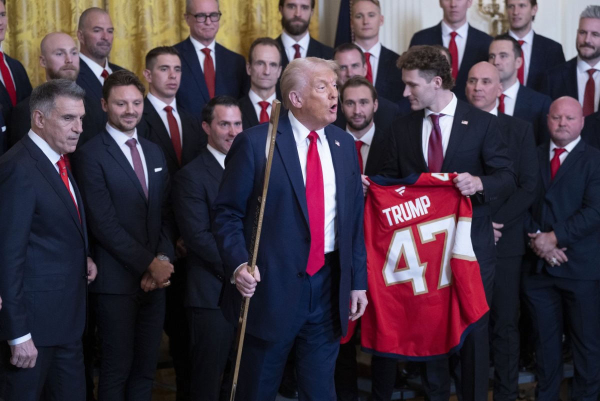 Trump praises Stanley Cup champs Florida Panthers for 'riveting ...