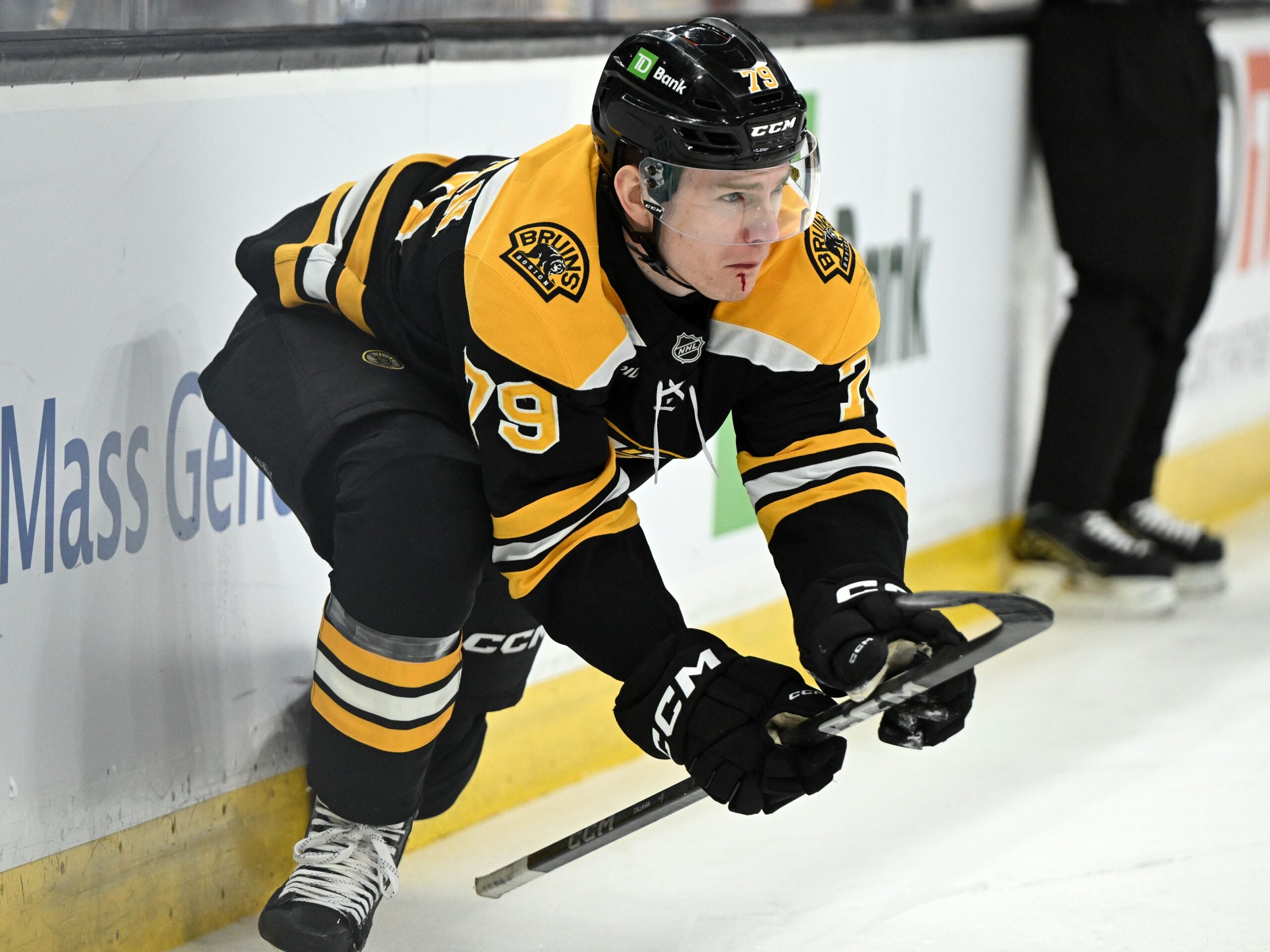 Bruins’ Michael Callahan details dental work after taking puck to the face