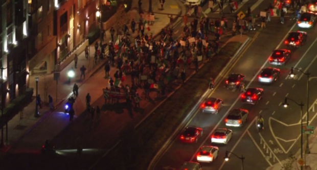 Protesters gather in downtown Los Angeles over ICE raids for second ...