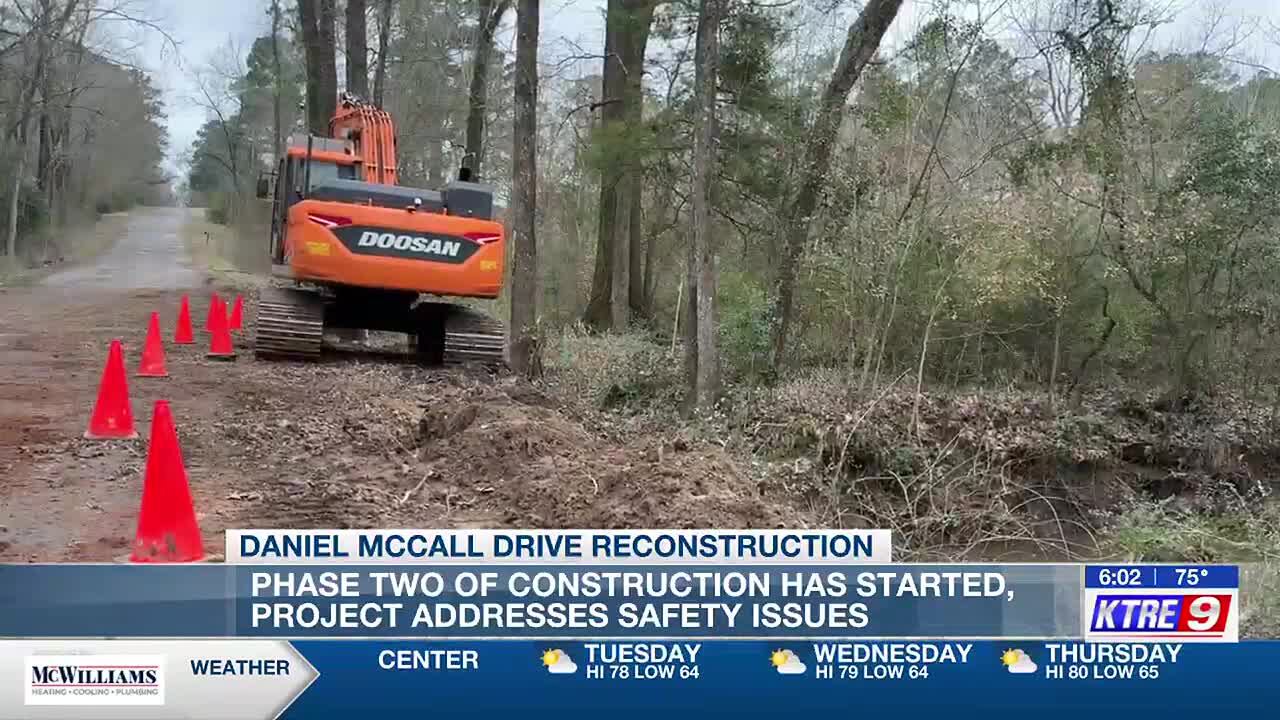 Phase 2 of Lufkin’s Daniel McCall Dr. reconstruction begins