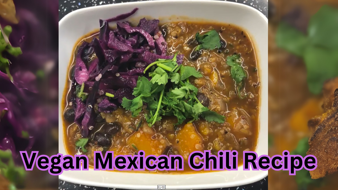 Vegan Mexican Chili - This is an Easy Cheap Recipe