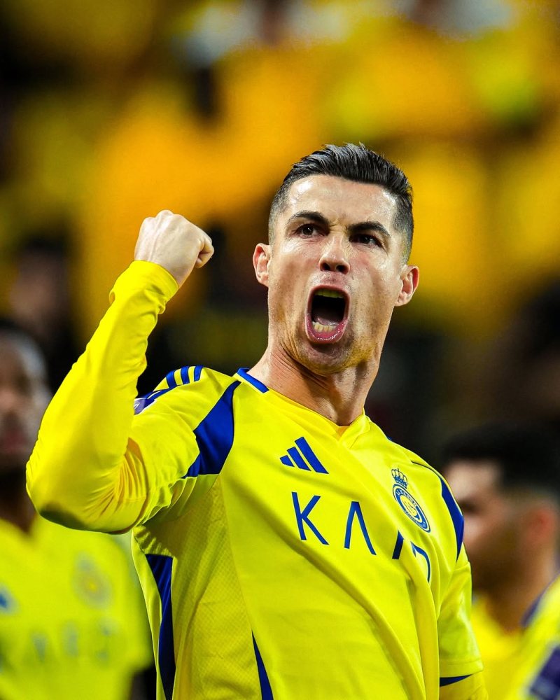 ‘1000호 골까지 77득점’ 호날두, 생일 앞두고 ACLE서 멀티 골 폭발→알나스르 서아시아 3위