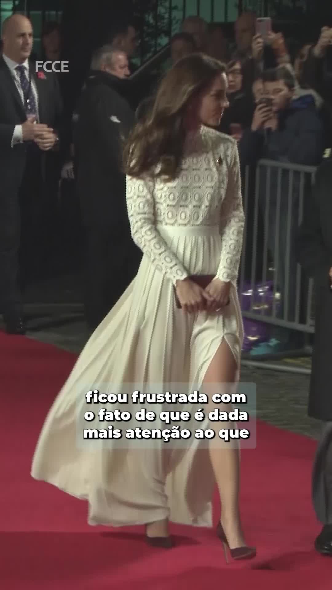 Kate Middleton muda o foco da moda para a filantropia