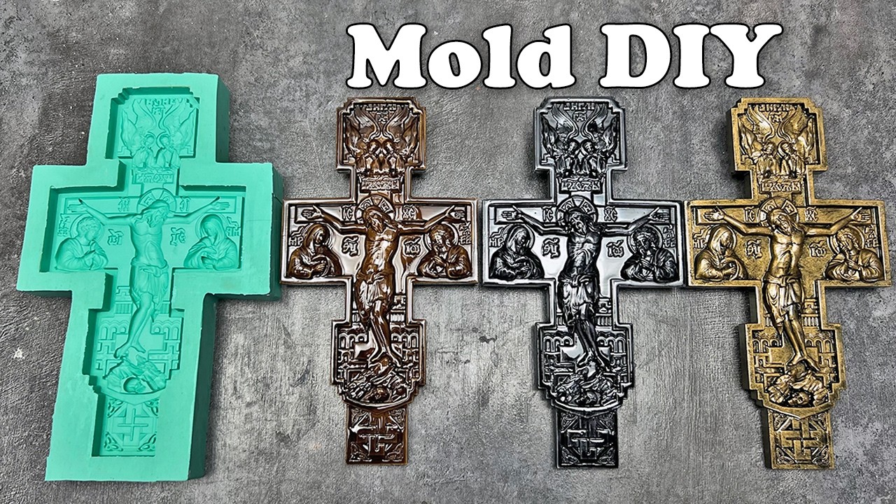 How to Make a Silicone Mold of the Crucifixion of Jesus Christ DIY Molds