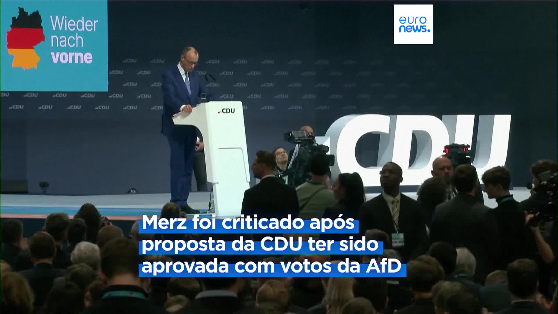 Alemanha: Líder da CDU diz que o seu partido "nunca" trabalhará com a ...
