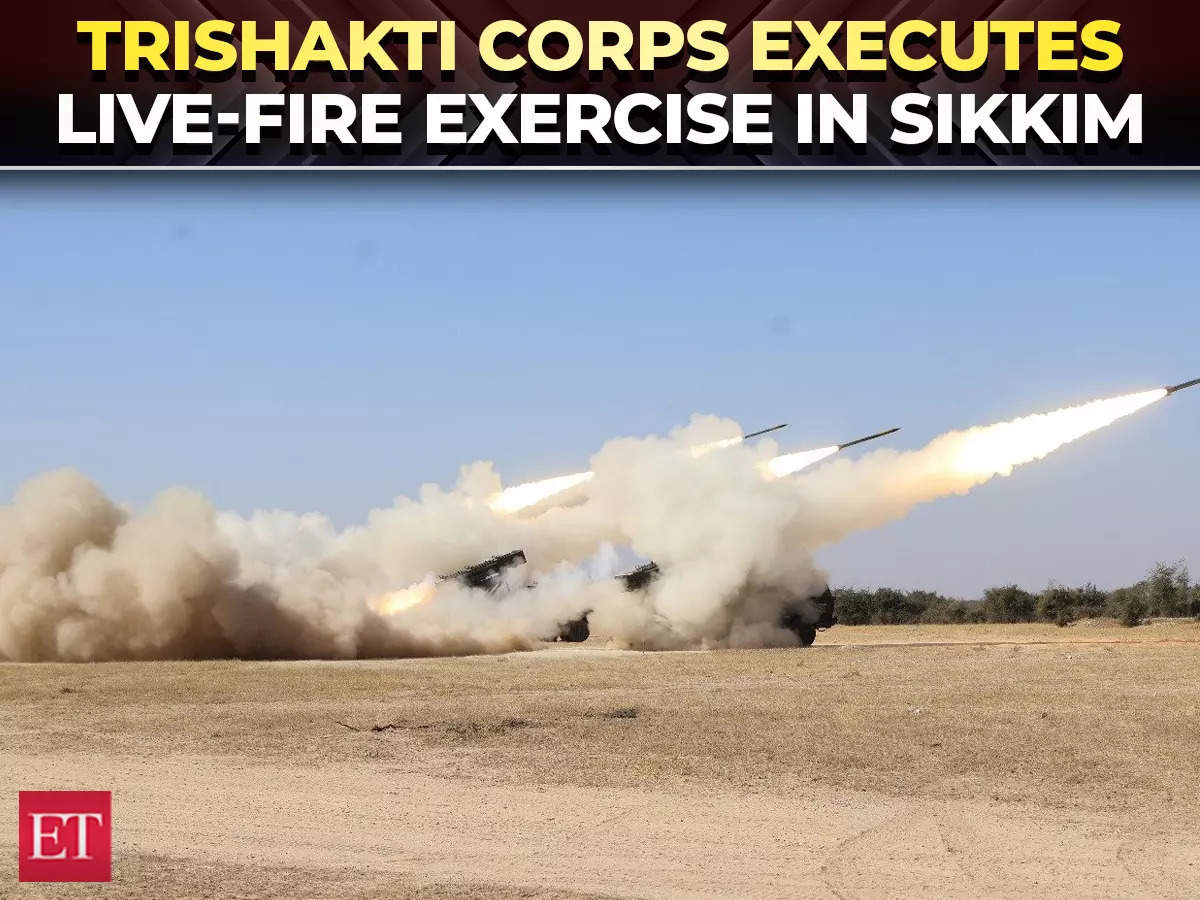 Indian Army's Trishakti Corps conducts successful live-fire drills in ...
