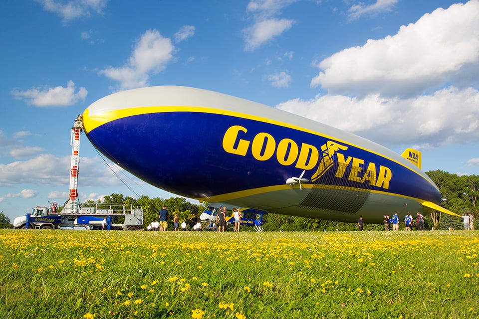 Goodyear sending 2 blimps to EAA AirVenture Oshkosh this year to mark ...