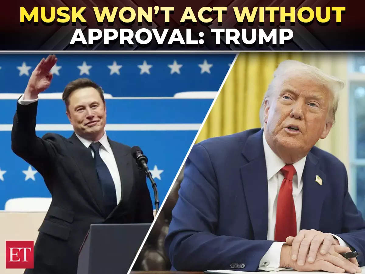 ‘Musk won’t act without my approval’: President Trump on DOGE authority ...