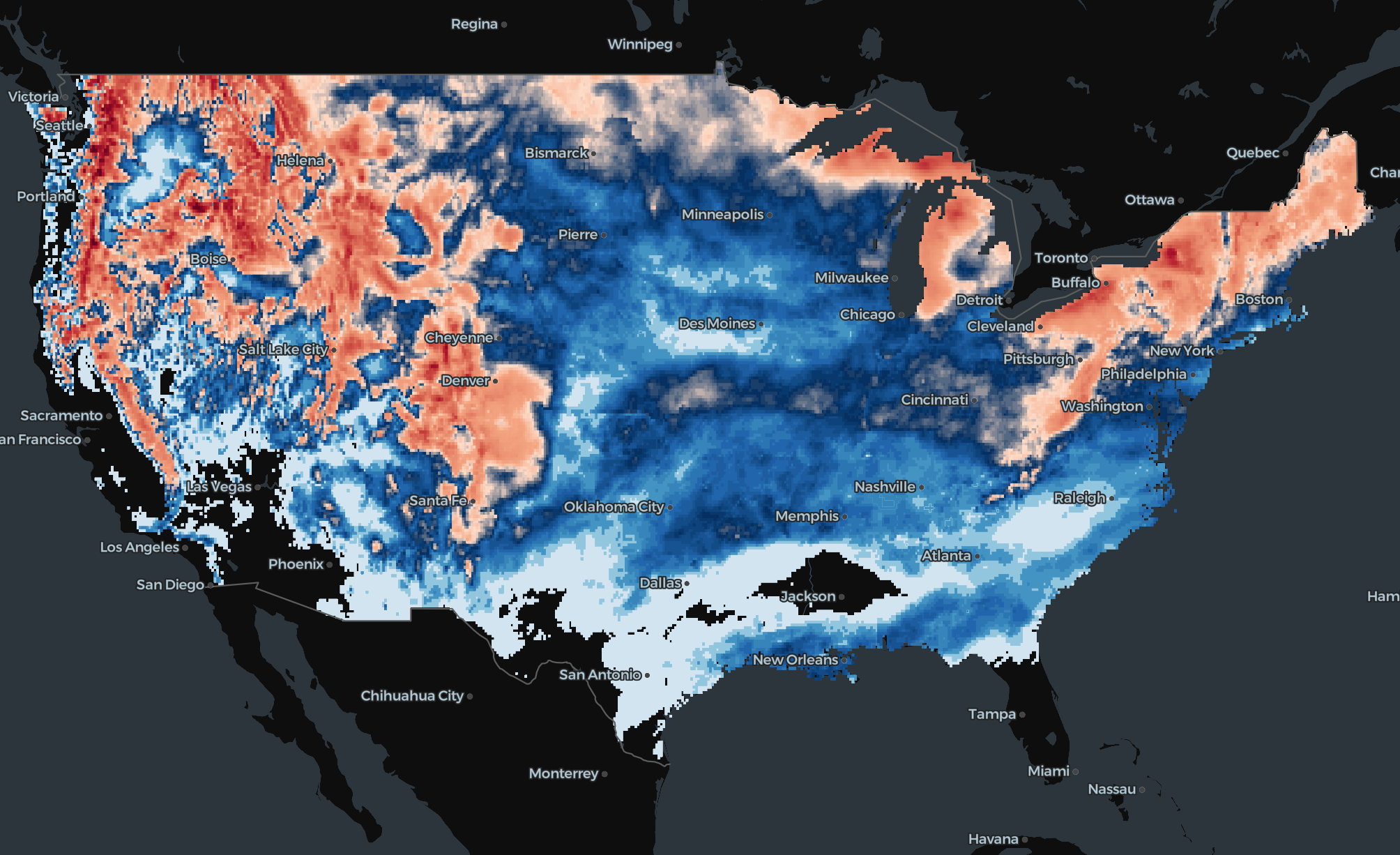 Snowfall tracker: See how much snow fell near you