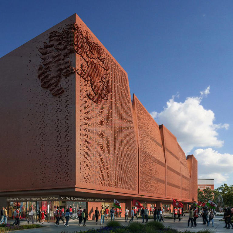 Populous unveils Wrexham AFC stand that will "emerge organically from ...