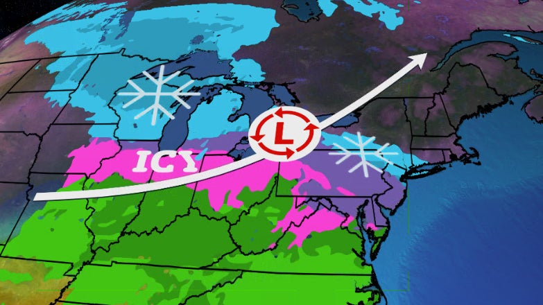 Multiple Winter Storms To Bring Rounds Of Ice, Snow Across Portions Of ...