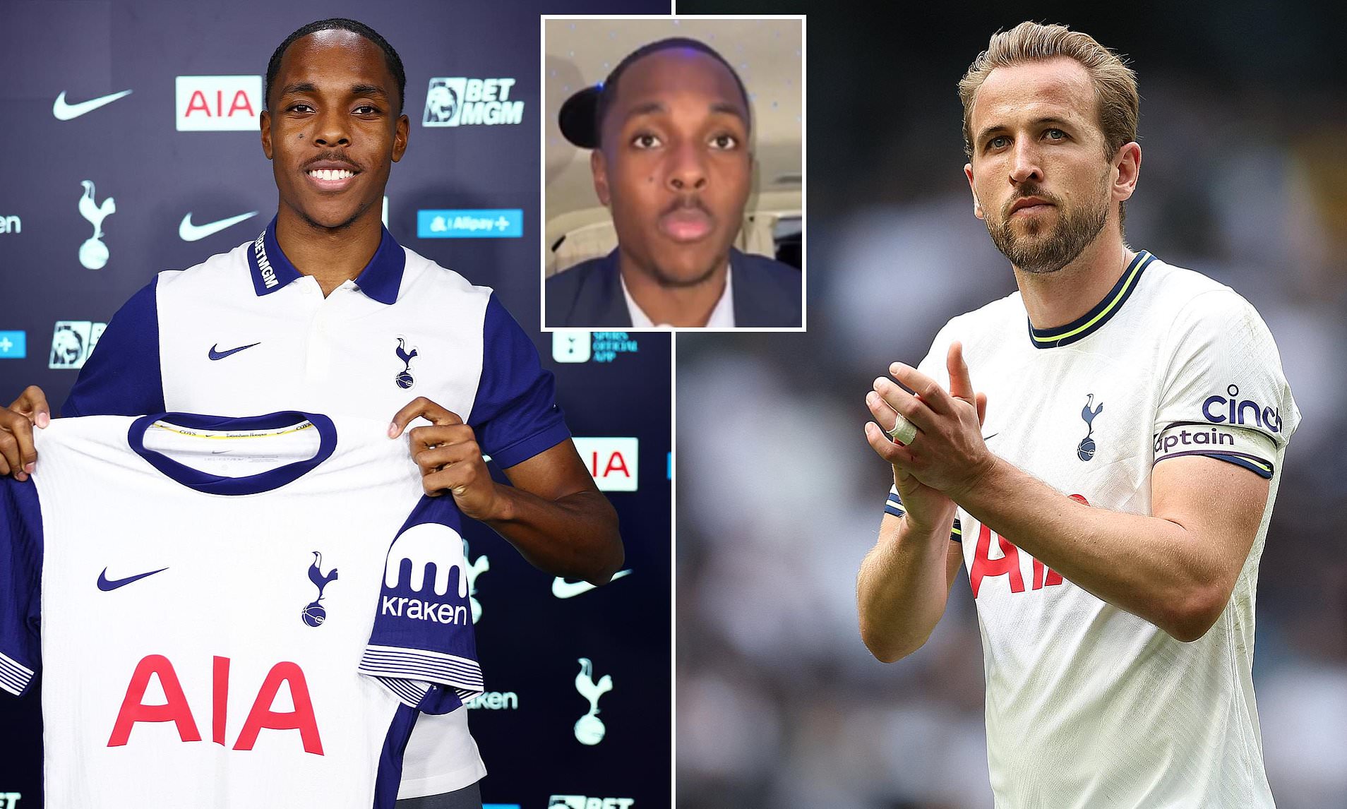 Mathys Tel reveals key conversation with Harry Kane that convinced him ...