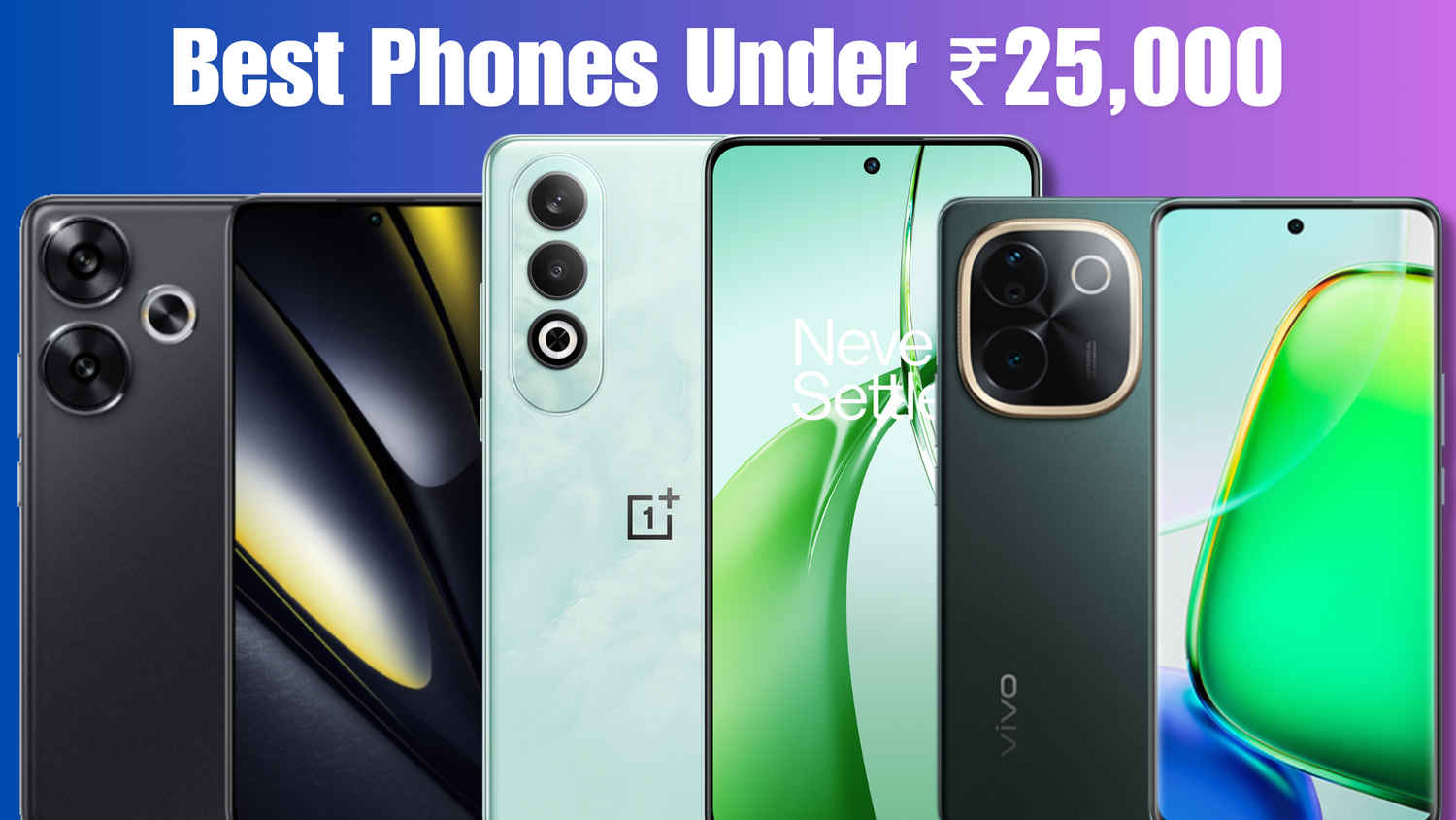 Best Phones under ₹25,000: Best options for performance, camera, and ...