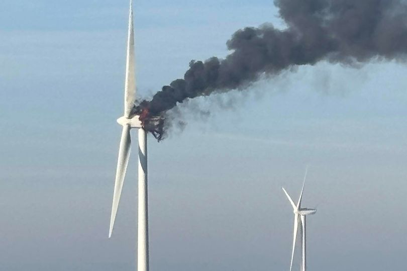Update after wind turbine fire near Cambridgeshire village