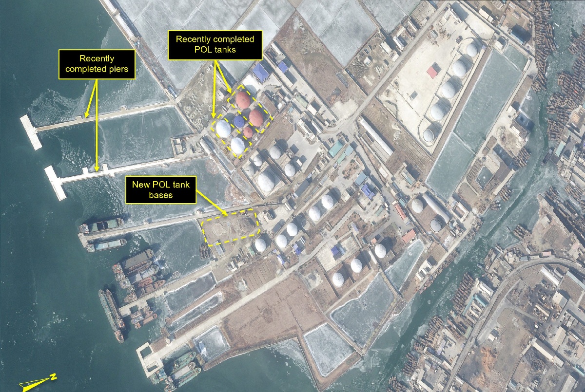 Satellite Photos Show North Korea Expanding Major Seaport