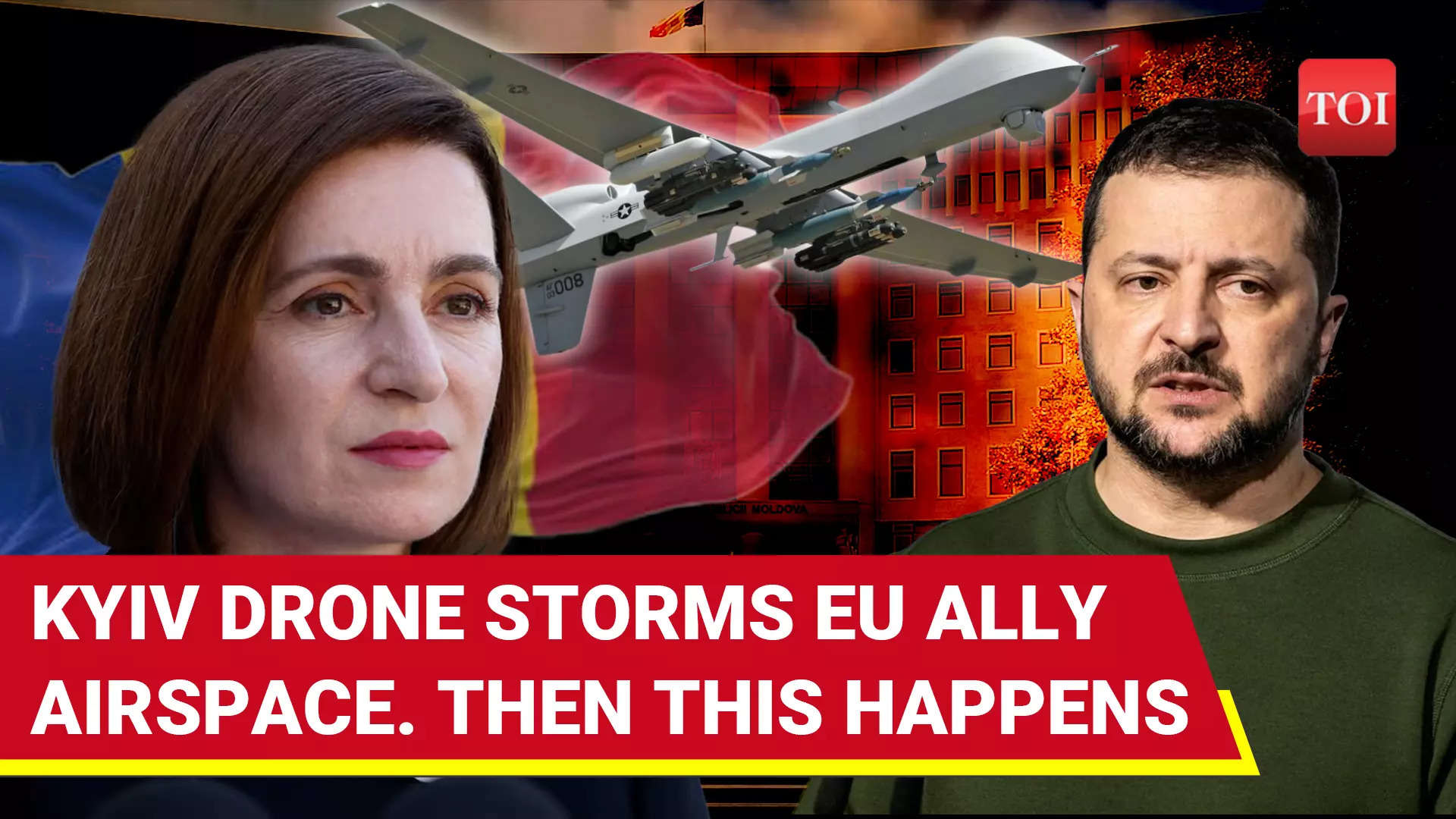 Ukrainian Drone Storms Moldova Airspace During Russia Attack, Then ...