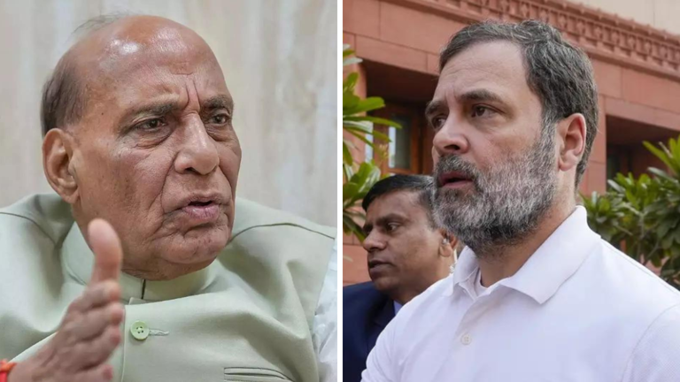 'Irresponsible politics': Rajnath Singh counters Rahul Gandhi's China ... 'Irresponsible politics': Rajnath Singh counters Rahul Gandhi's China ...