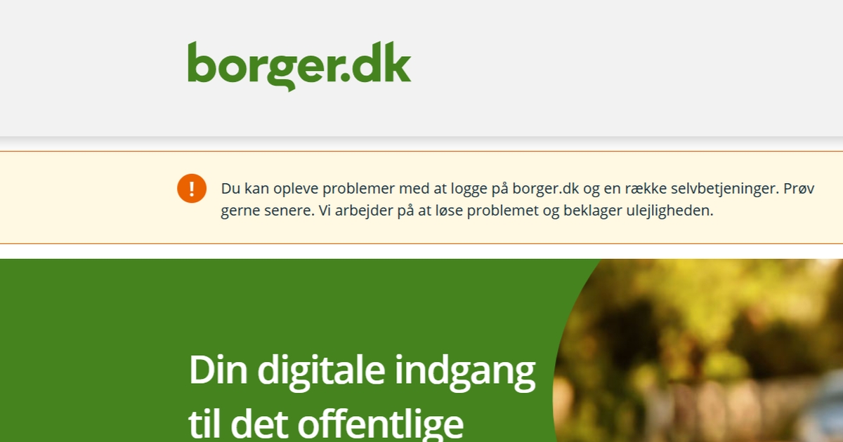 NemLog-in er nede: Kan give store problemer, hvis du skal logge ind på ...