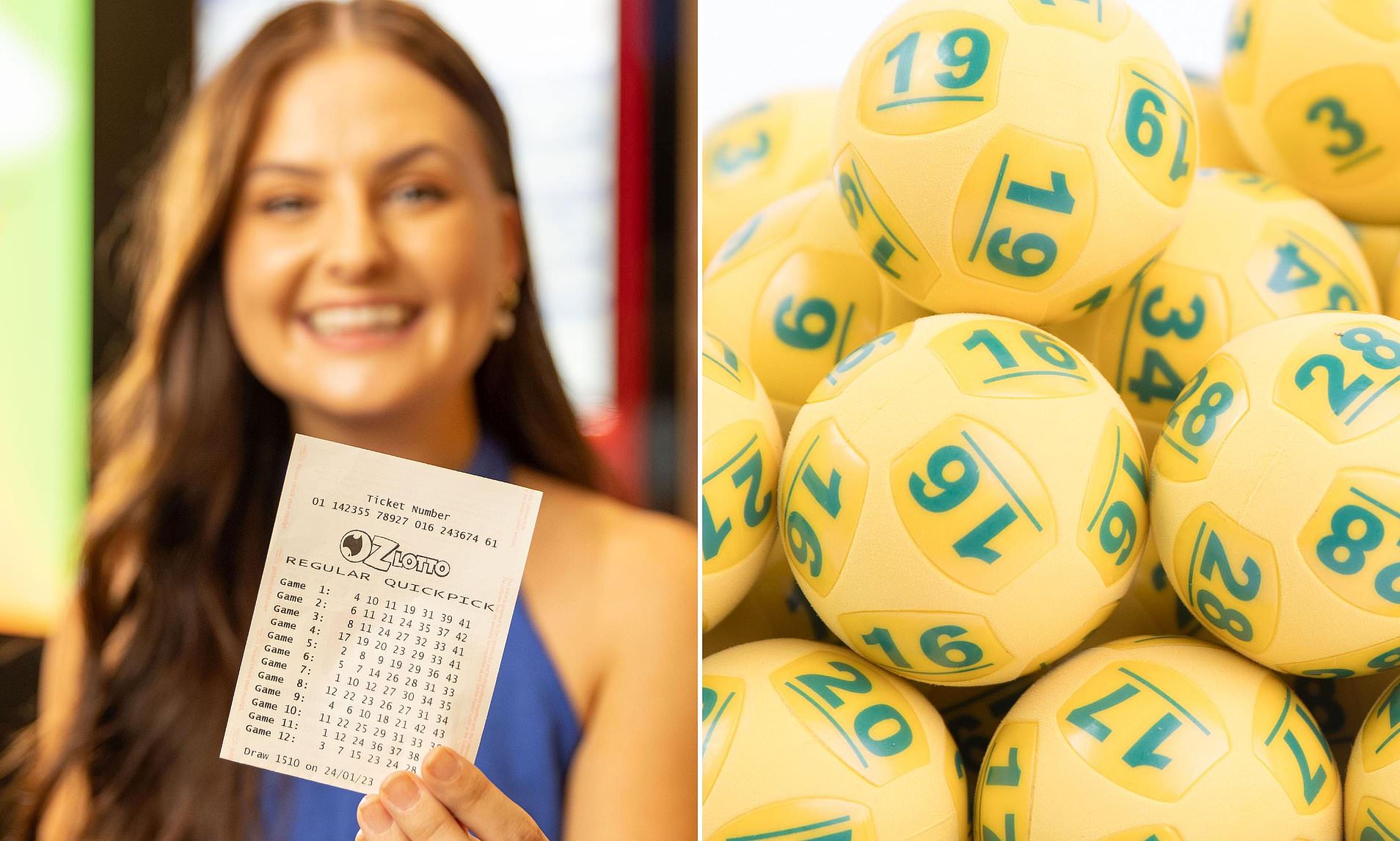 Oz Lotto's mega $100m jackpot is drawn