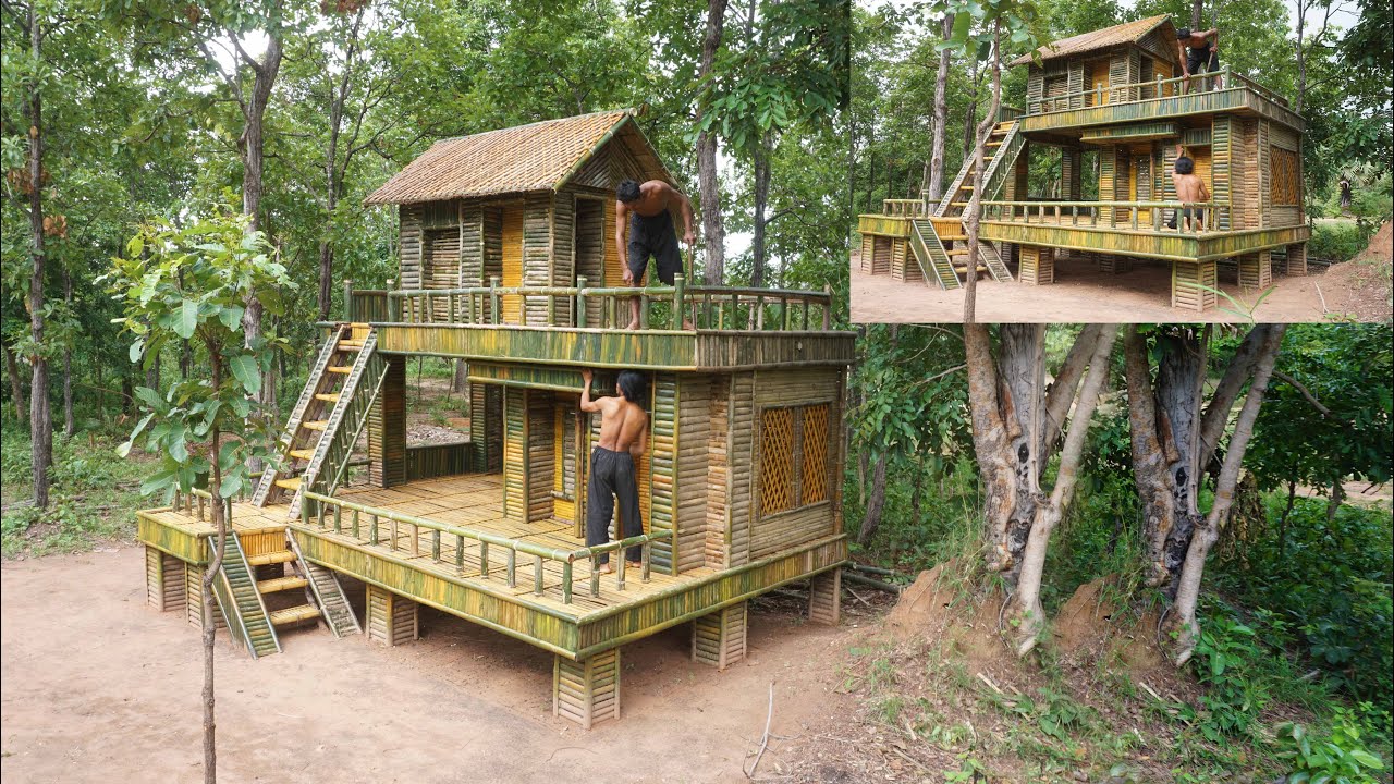 What life looks like after 90 days of bare-hand building in the wild