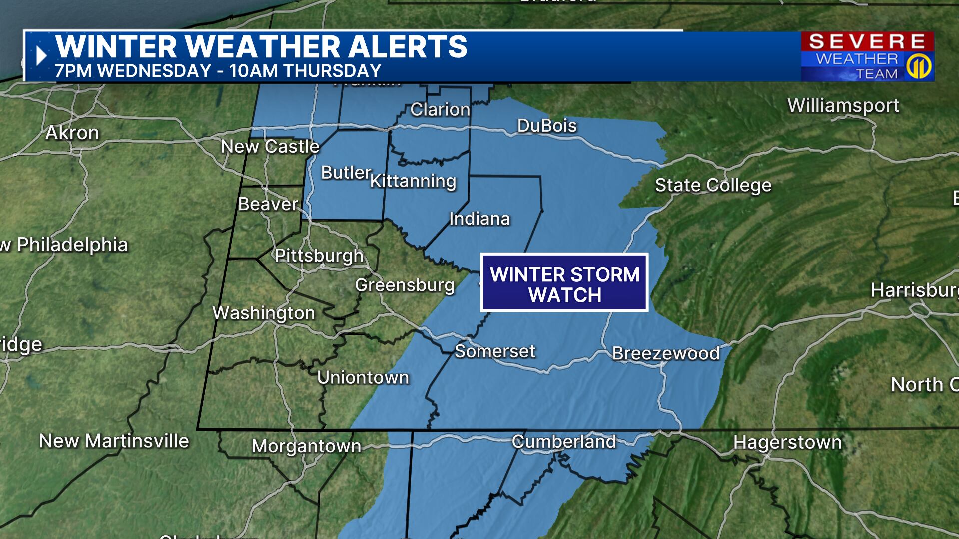 Winter Storm Watch issued for some areas as significant icing could ...